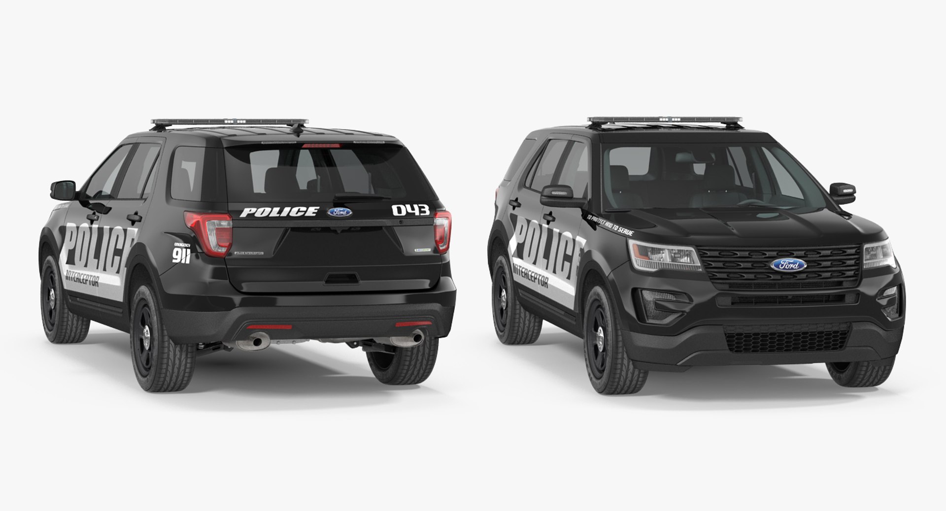 police interceptor unit 2016 3d max