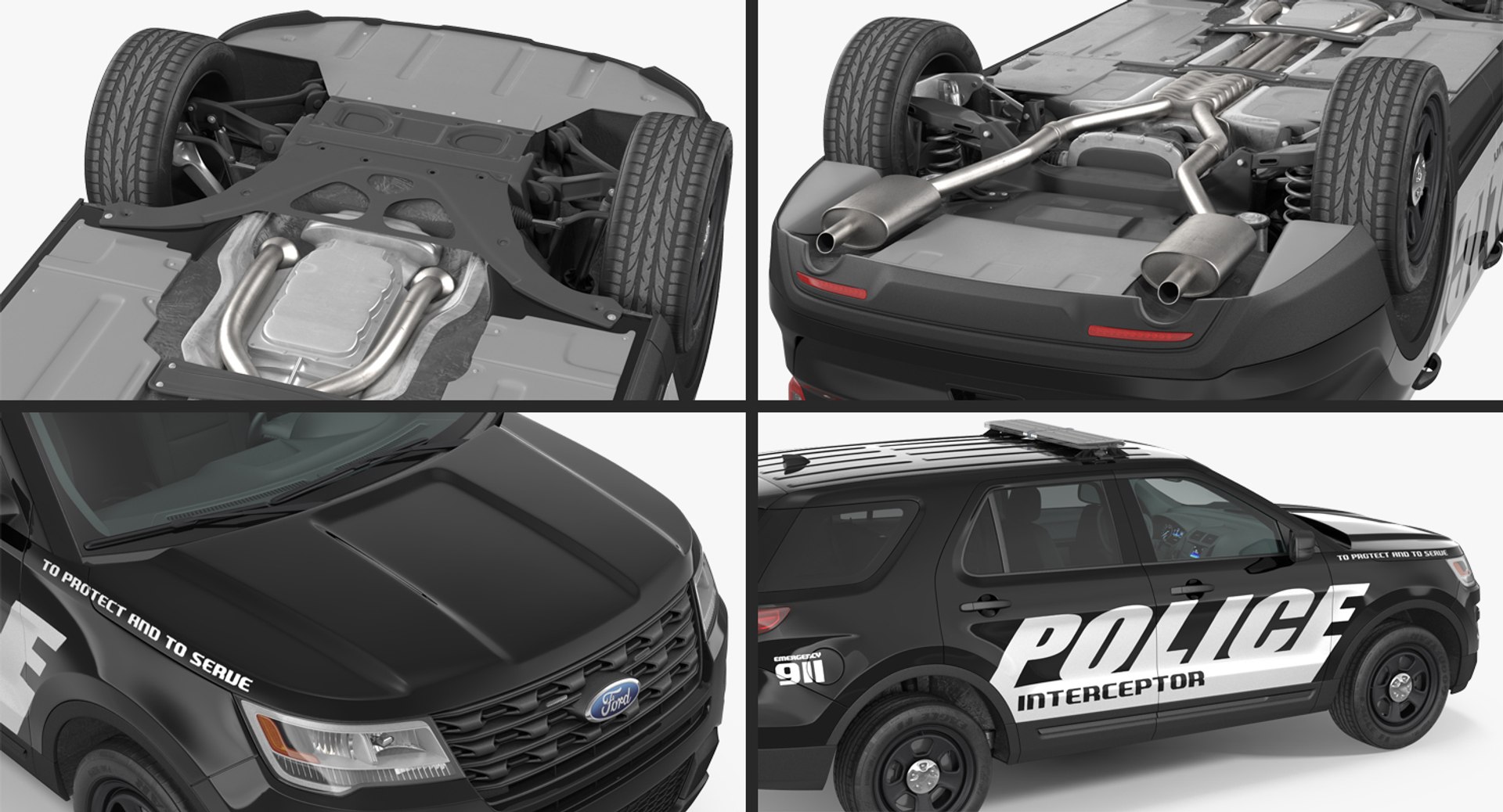 police interceptor unit 2016 3d max