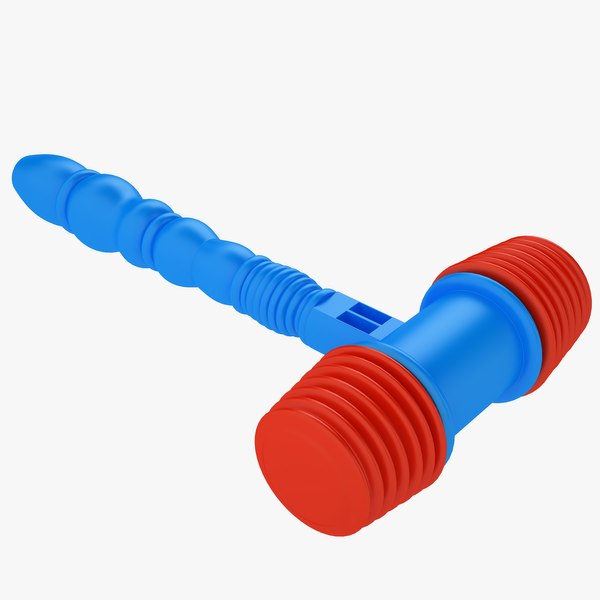 Plastic Toy Hammer 04 3D model - TurboSquid 1783810