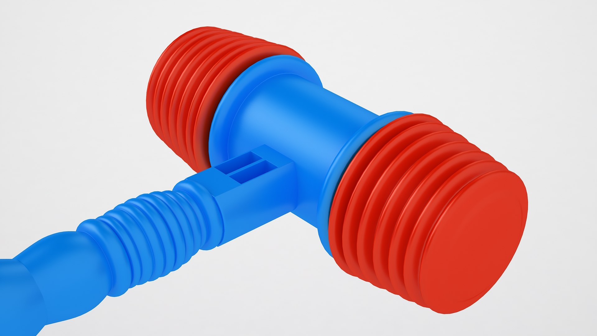 Plastic Toy Hammer 04 3D Model - TurboSquid 1783810