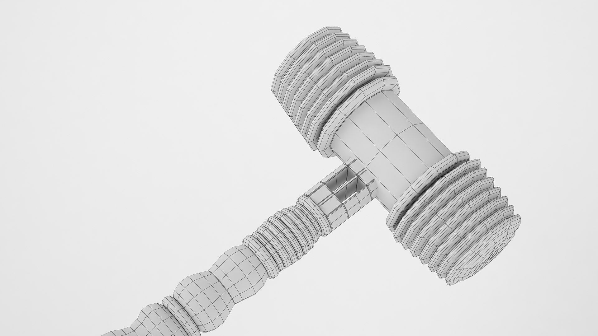 Plastic Toy Hammer 04 3D Model - TurboSquid 1783810