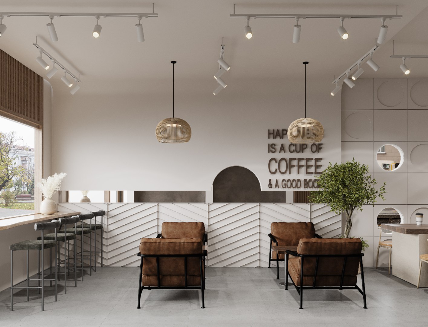 Coffee Shop 3dsmax Corona Render 3D - TurboSquid 2265601