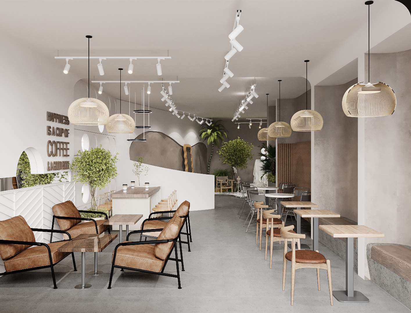 Coffee Shop 3dsmax Corona Render 3D - TurboSquid 2265601