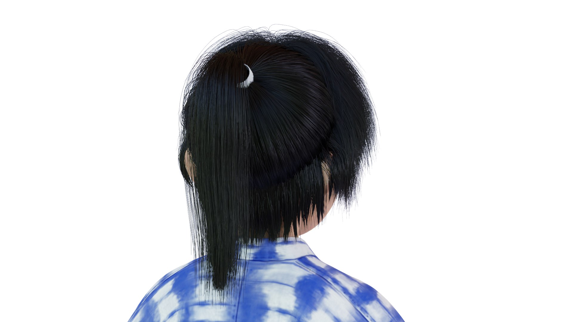 A Child Character In A Kimono LITTLE KANO 3D Model - TurboSquid 2037731