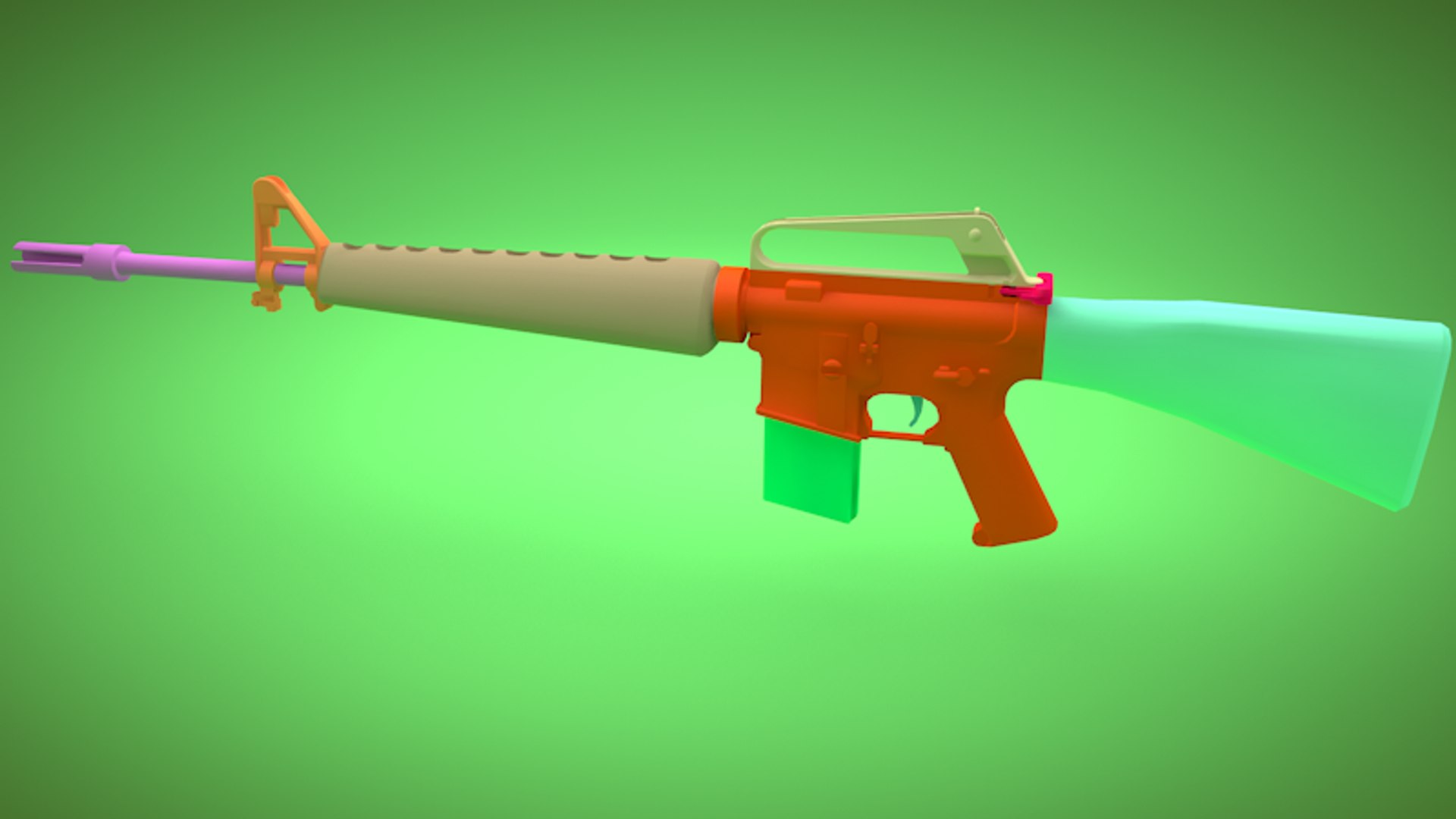 m16 gun 3ds