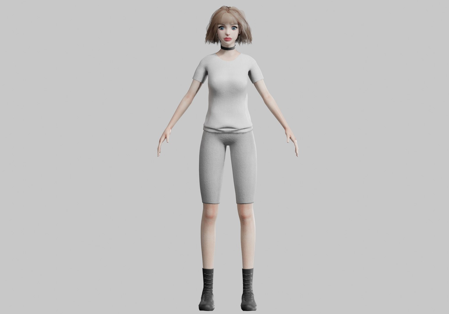 3D Cute Classic Woman V34298 Model - TurboSquid 2278025