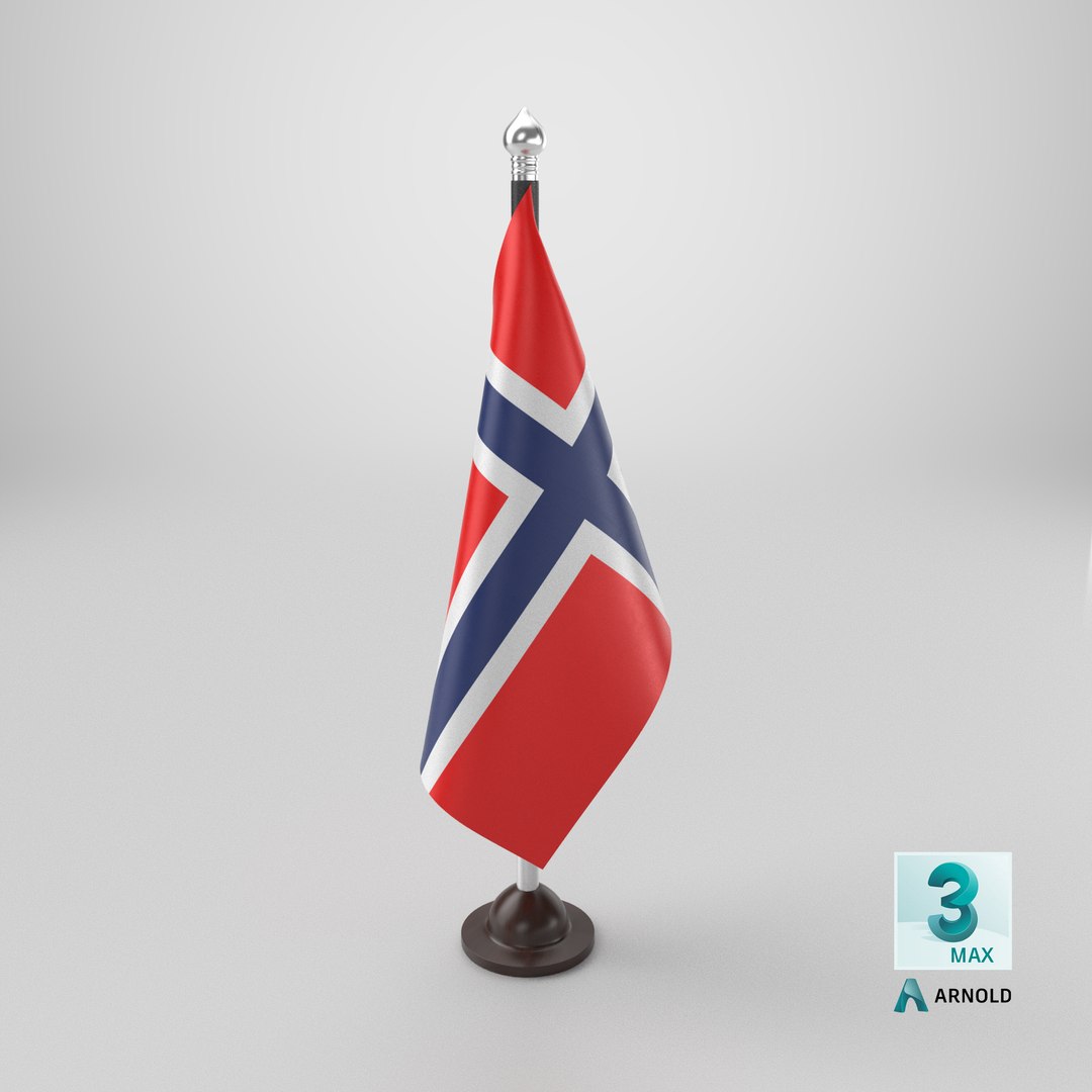 Norway Flag Stand(1) 3D Model - TurboSquid 2508134