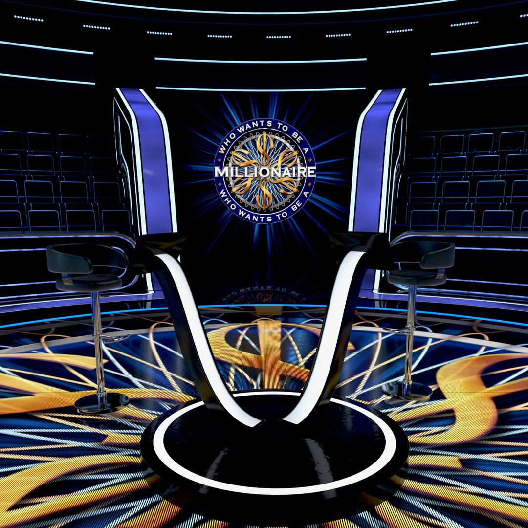 3D Millionaire TV Studio US Modern Set - TurboSquid 2199325