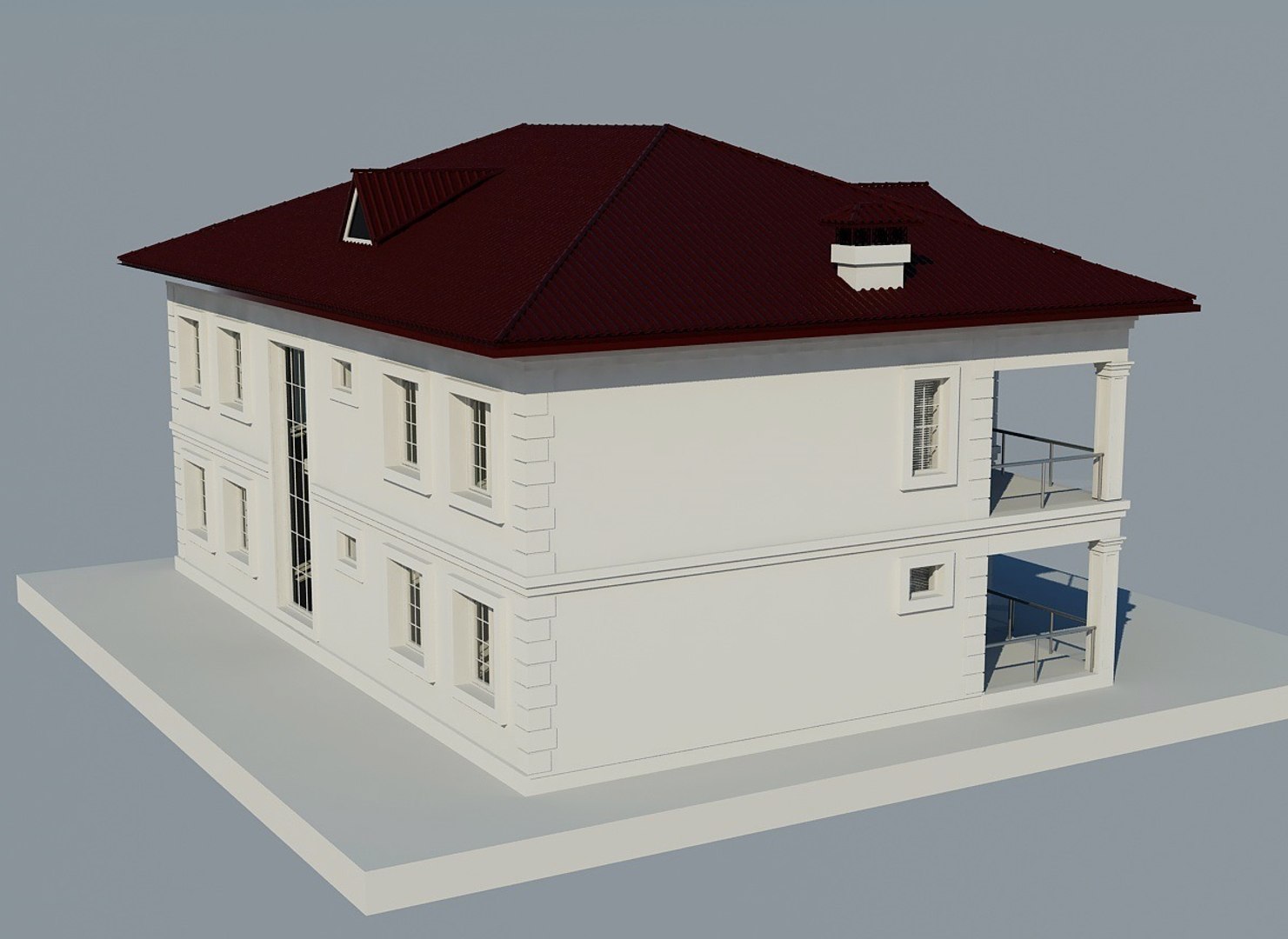 House building model - TurboSquid 1540422