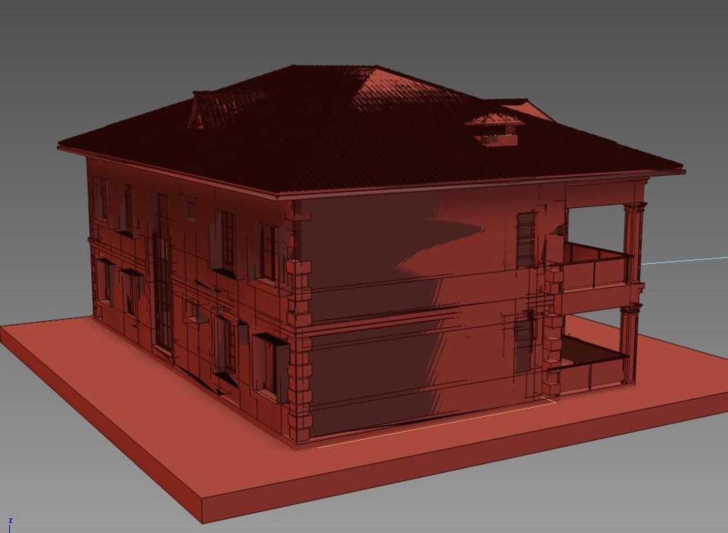 House building model - TurboSquid 1540422