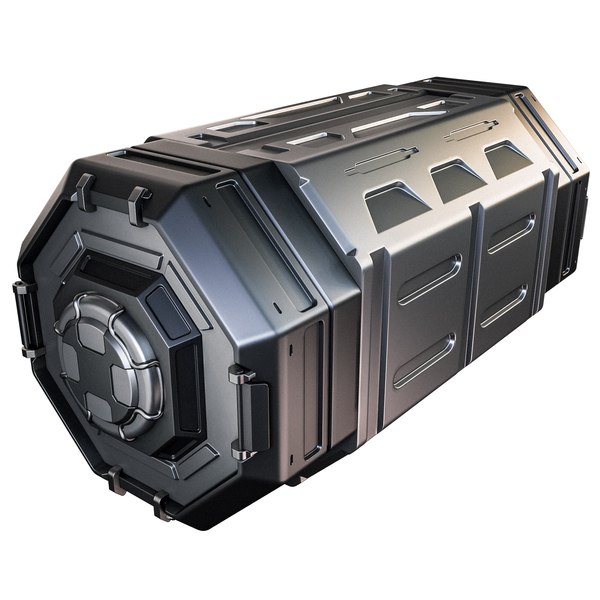 3D sci-fi container - TurboSquid 1334122