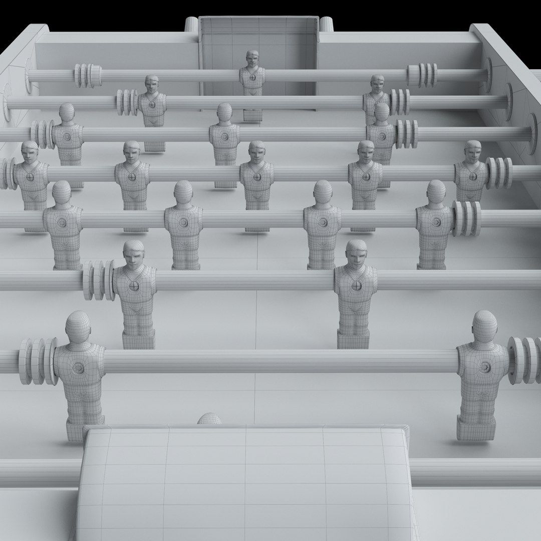 3d Model Football Table Soccer