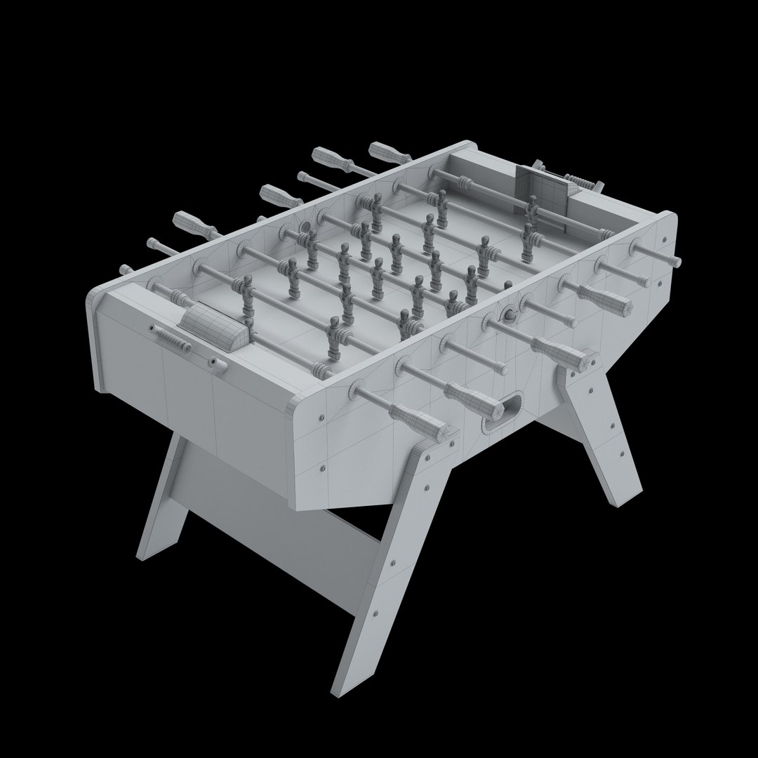 3d Model Football Table Soccer