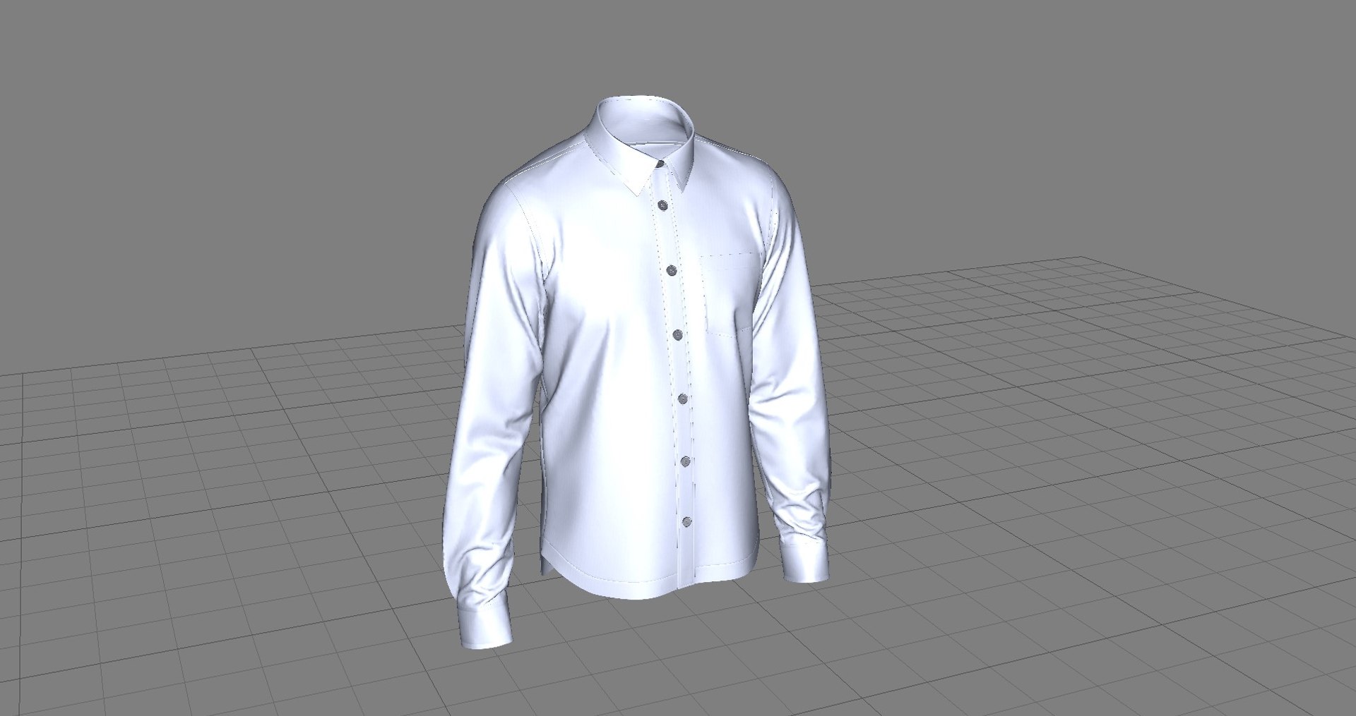 3D Classic Shirt - Slim Fit Model - TurboSquid 1894063