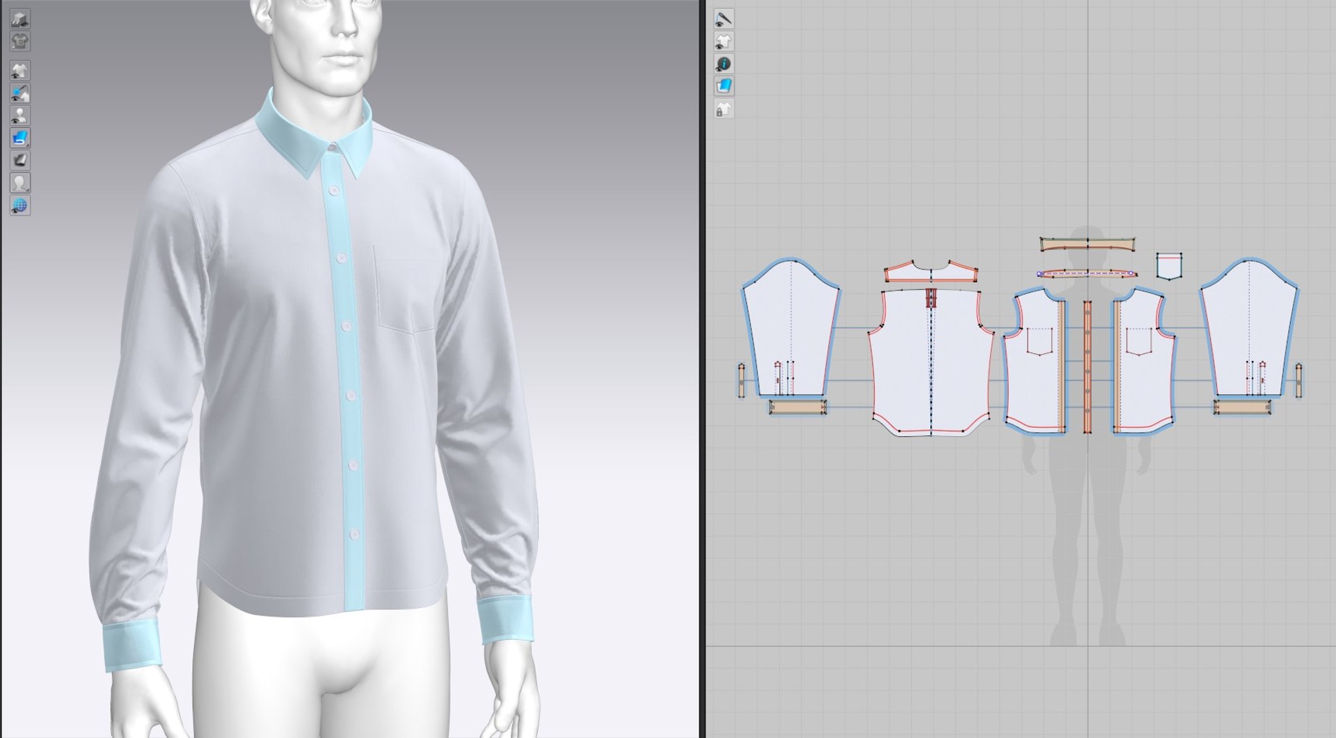 3D Classic Shirt - Slim Fit Model - TurboSquid 1894063