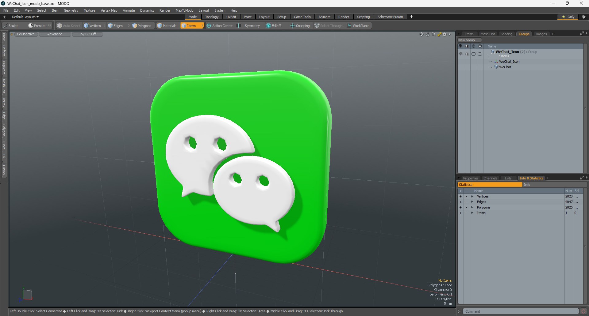 WeChat Icon 3D - TurboSquid 2274199