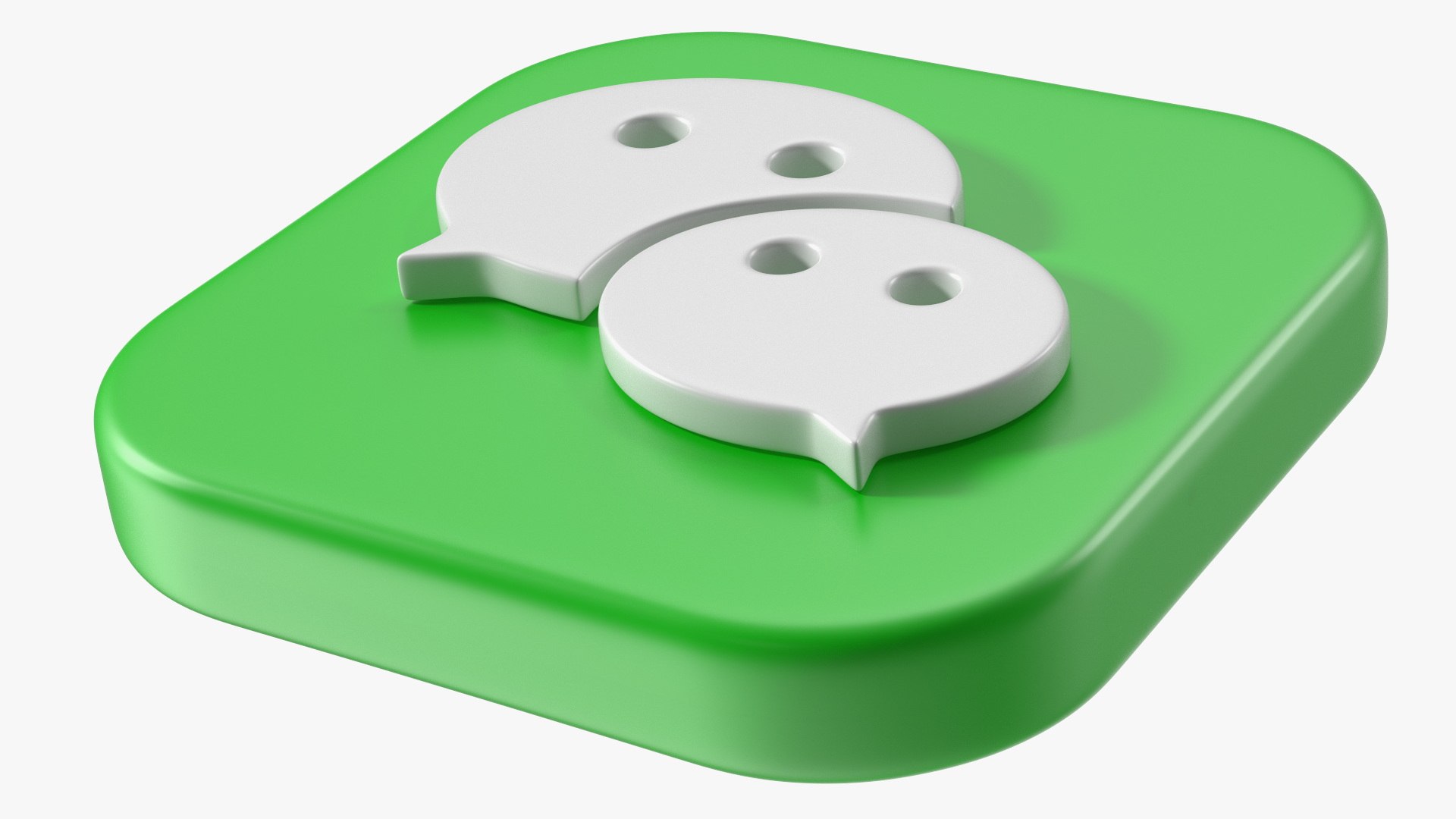 WeChat Icon 3D - TurboSquid 2274199