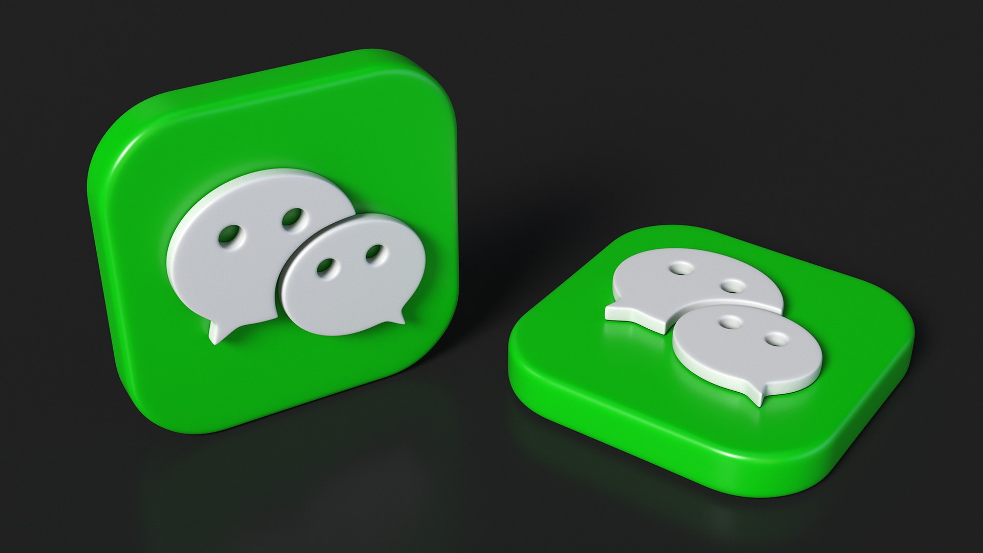 WeChat Icon 3D - TurboSquid 2274199