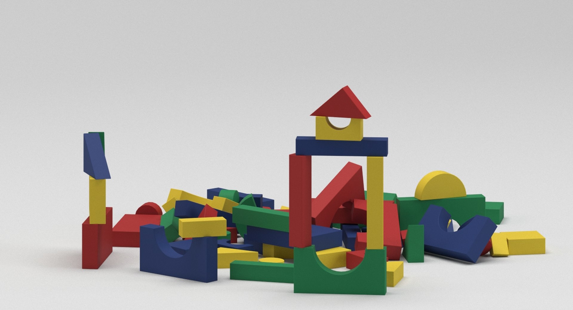 Toy Kids Building Blocks 3D Model - TurboSquid 1504259
