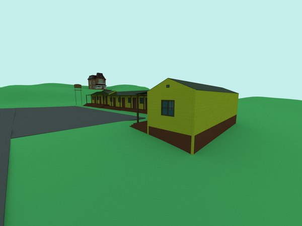 3D psycho motel bates - TurboSquid 1542981