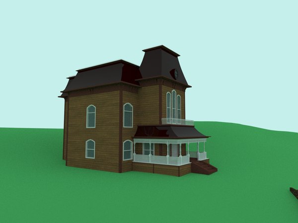 3D psycho motel bates - TurboSquid 1542981