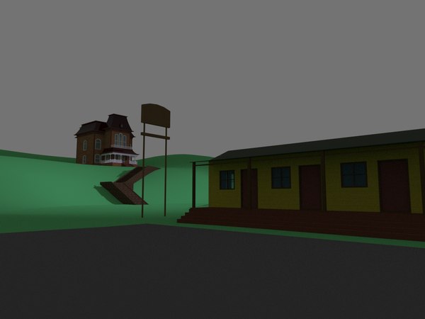 3D psycho motel bates - TurboSquid 1542981