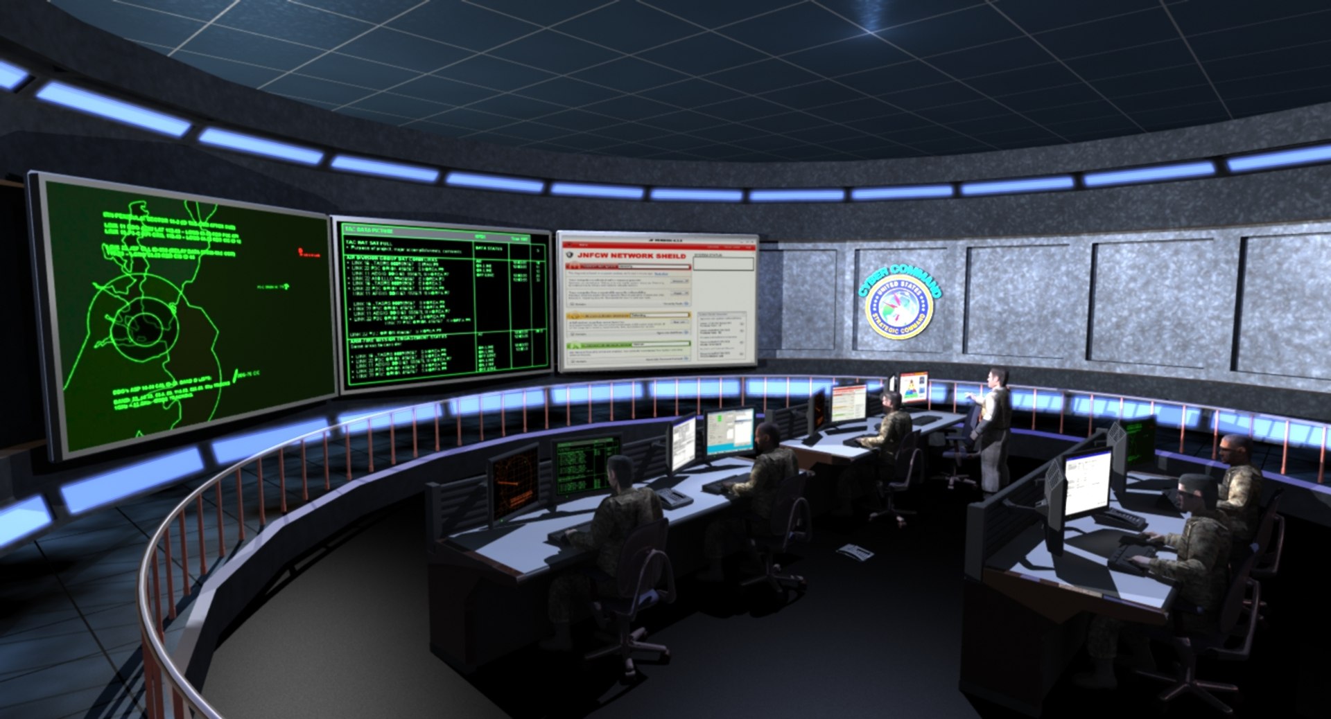 Lwo Cyber War Room Command