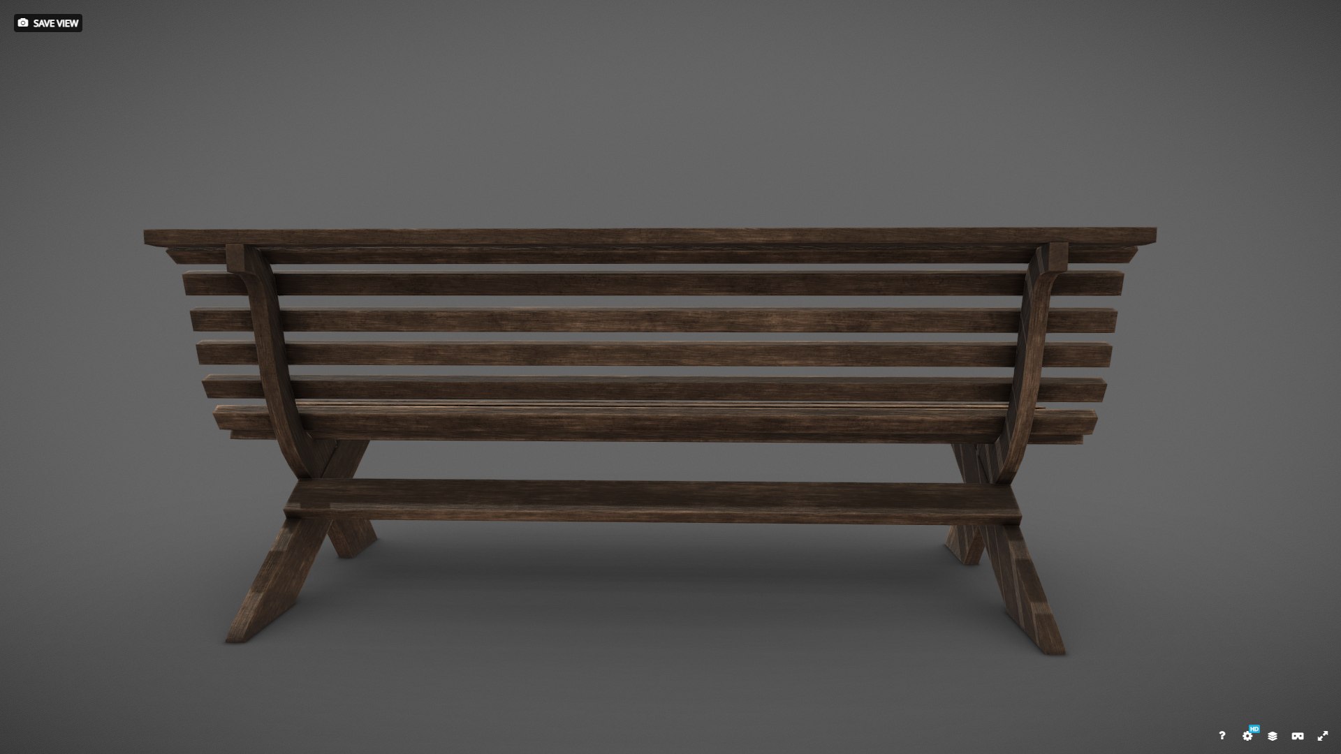 Bench 6 USSR Game Ready 3D - TurboSquid 2236900
