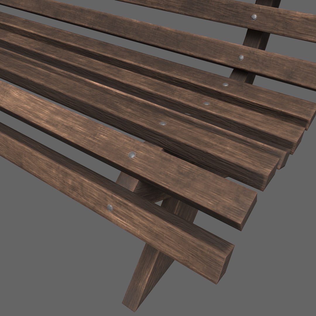 Bench 6 USSR Game Ready 3D - TurboSquid 2236900