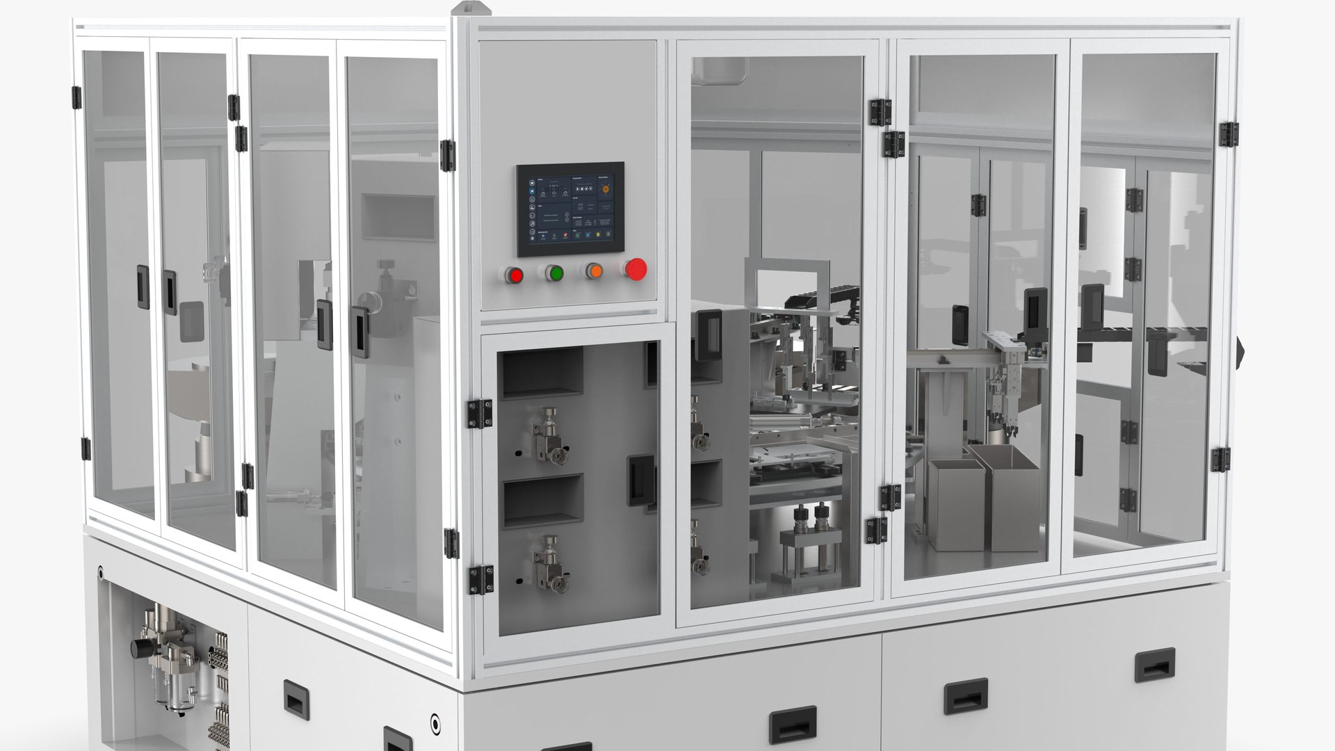 3D Automatic Stamping Riveting Machine Model - TurboSquid 2199056