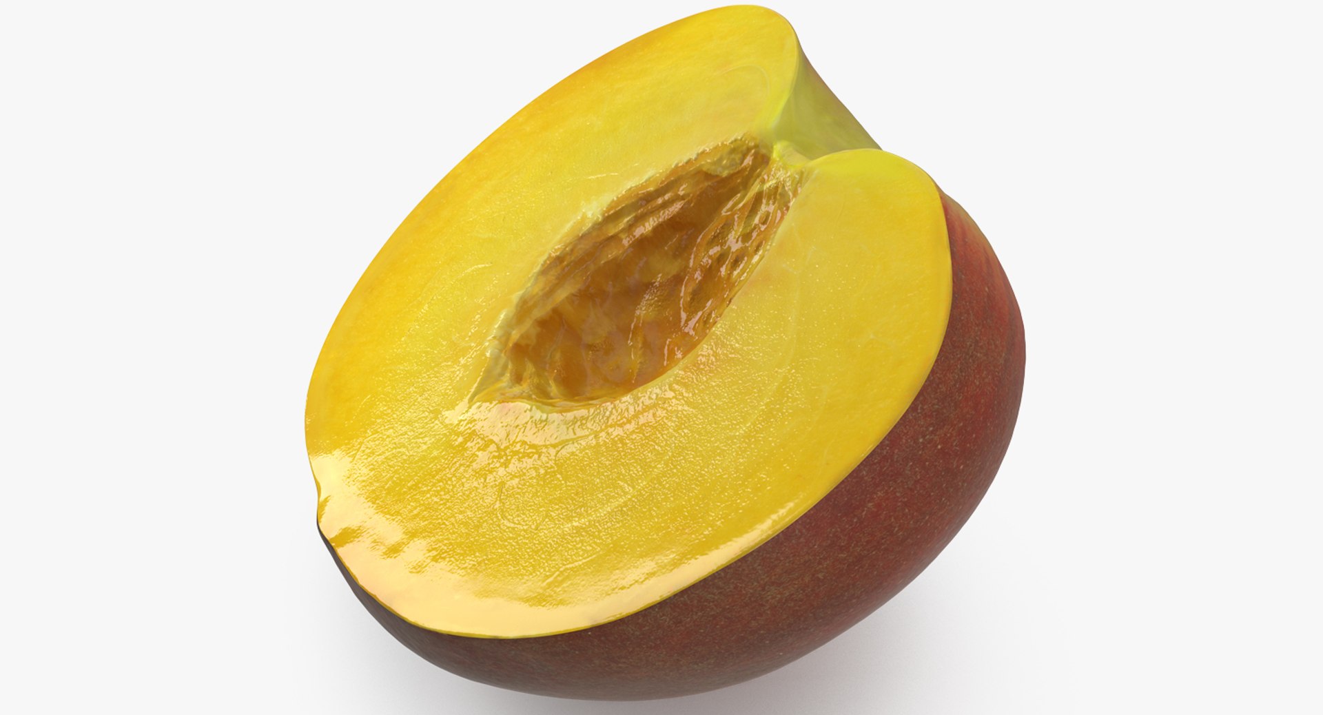 3D Model Half Peach - TurboSquid 1194410