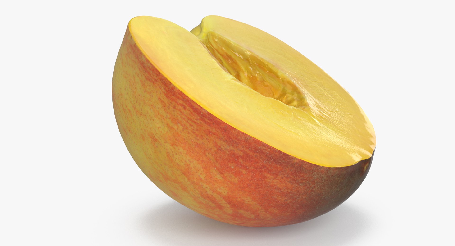 3D Model Half Peach - TurboSquid 1194410