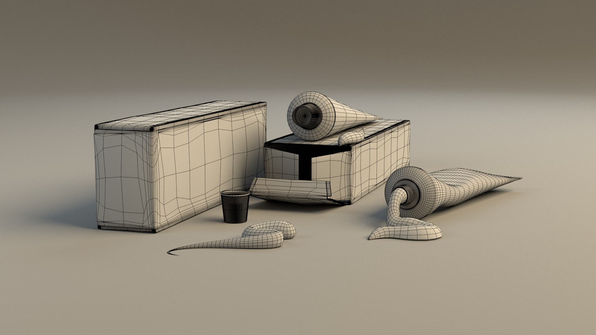 3D Toothpaste Packaging Set Paste Model - TurboSquid 1470941