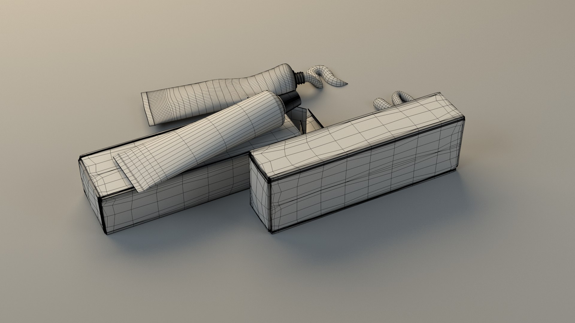 3D Toothpaste Packaging Set Paste Model - TurboSquid 1470941