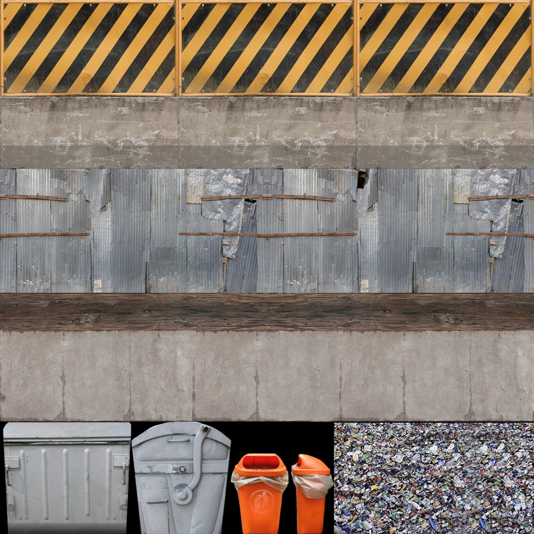 3D Small Town District Low Poly - TurboSquid 2218474