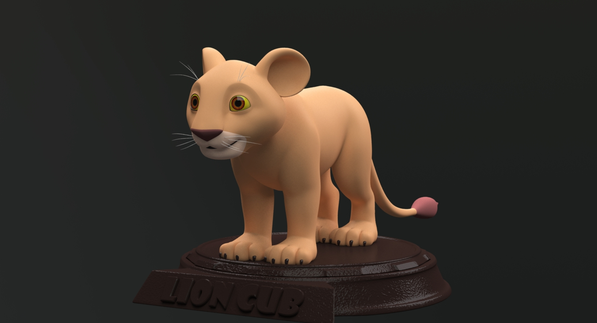 Cub Lion 3D Model - TurboSquid 1229297