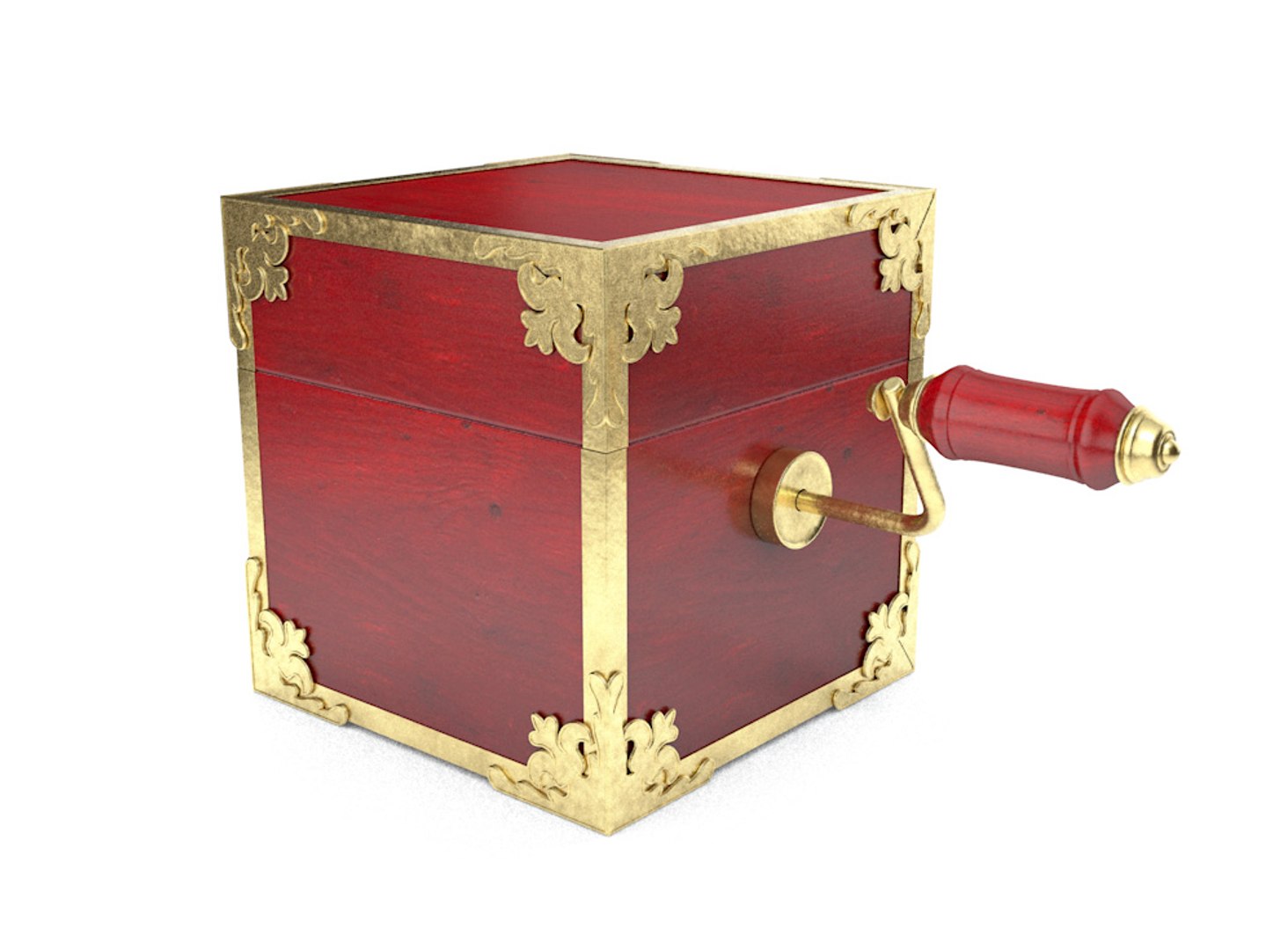 3D Ornate Box Model - TurboSquid 1470907