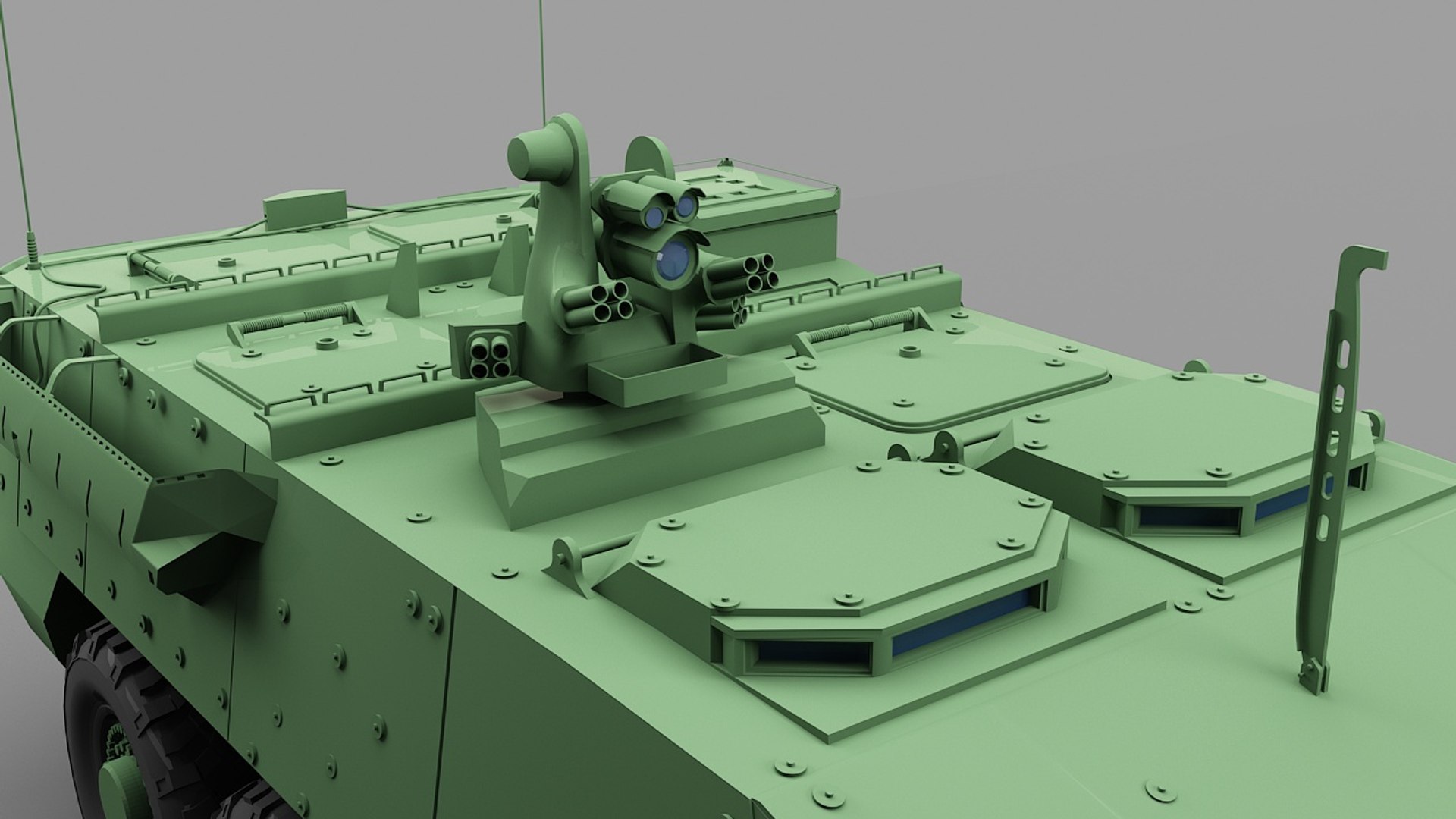 Stryker-X Wheeled Armored Vehicle 3D Model - TurboSquid 2342494