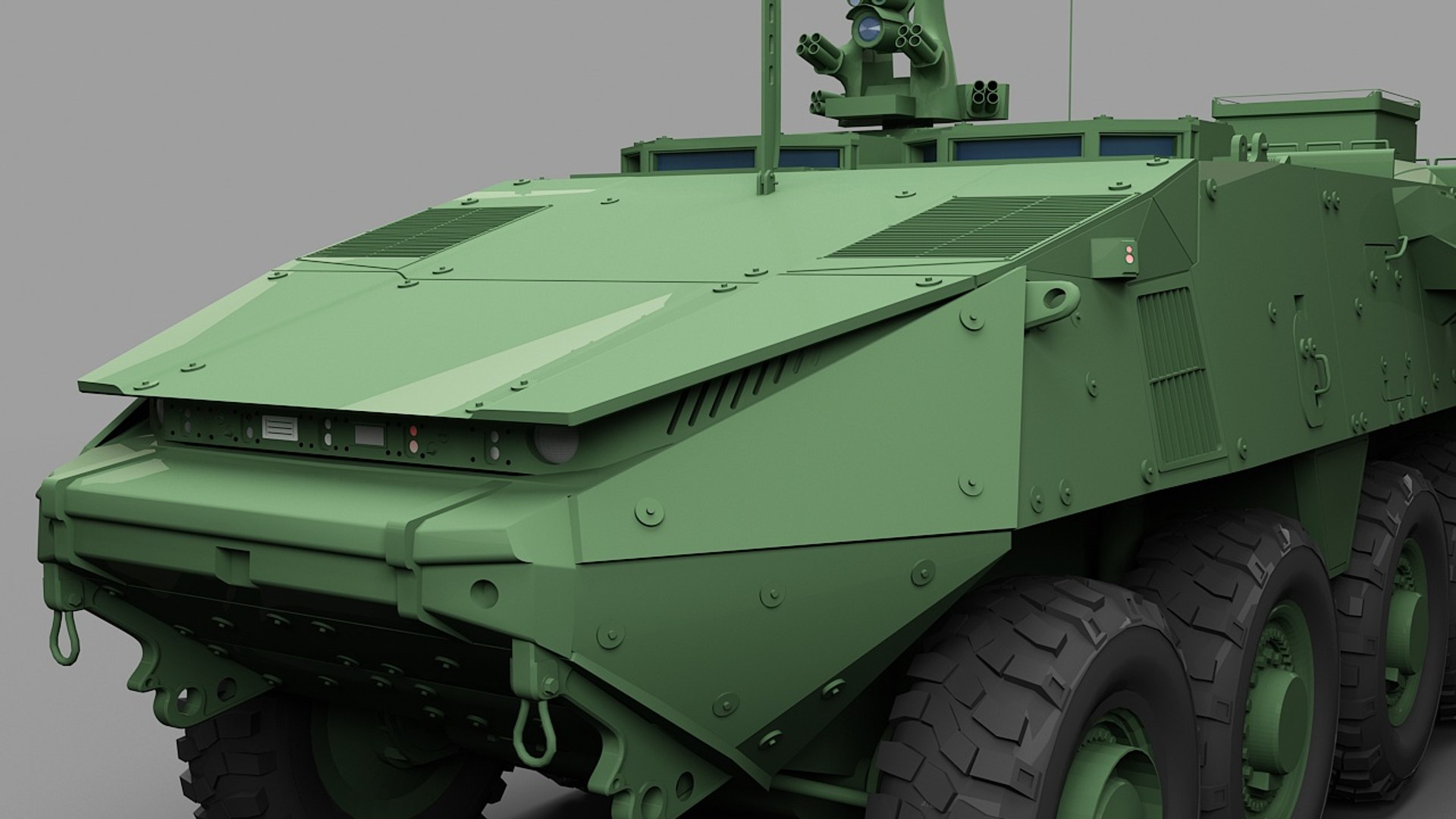 Stryker-X Wheeled Armored Vehicle 3D Model - TurboSquid 2342494
