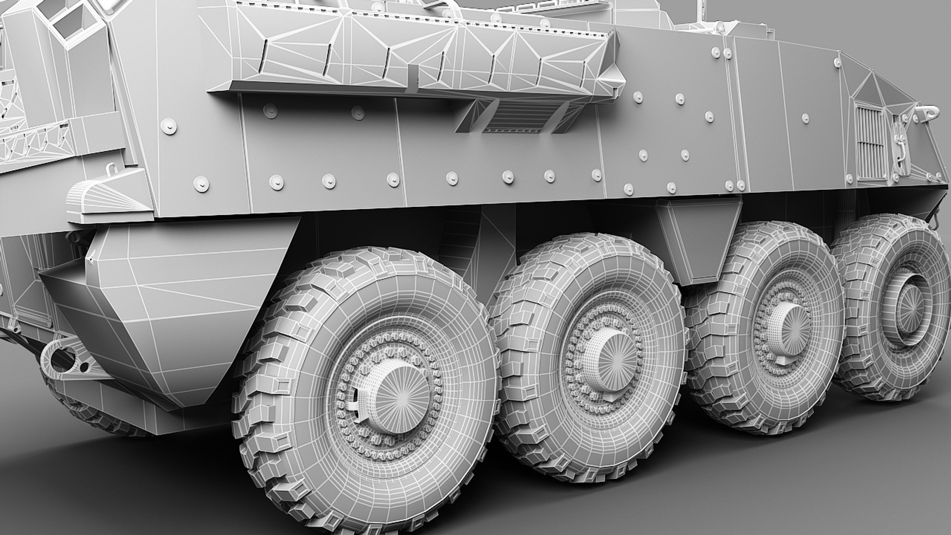 Stryker-X Wheeled Armored Vehicle 3D Model - TurboSquid 2342494
