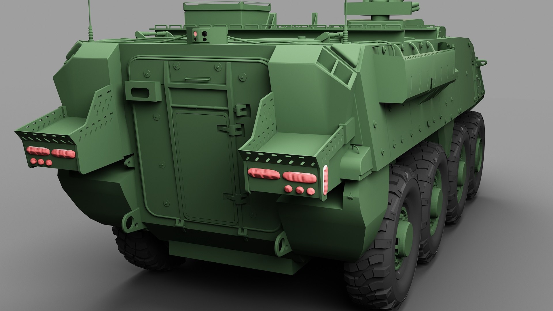 Stryker-X Wheeled Armored Vehicle 3D Model - TurboSquid 2342494