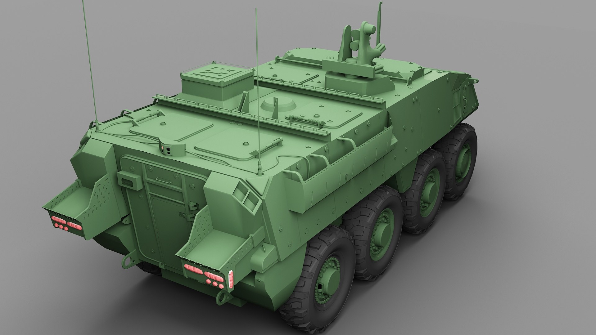 Stryker-X Wheeled Armored Vehicle 3D Model - TurboSquid 2342494