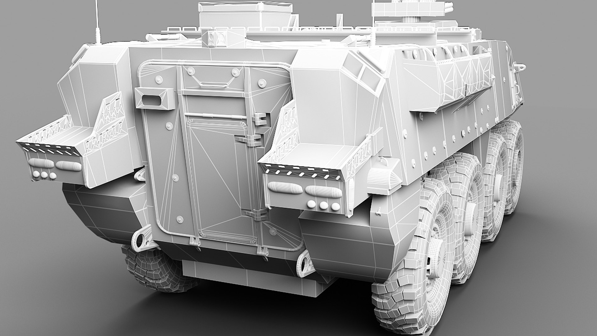 Stryker-X Wheeled Armored Vehicle 3D Model - TurboSquid 2342494