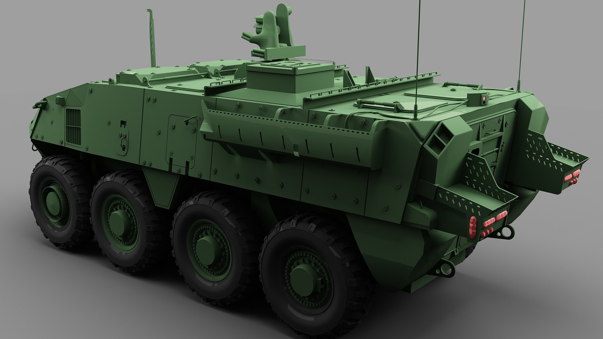 Stryker-X Wheeled Armored Vehicle 3D Model - TurboSquid 2342494