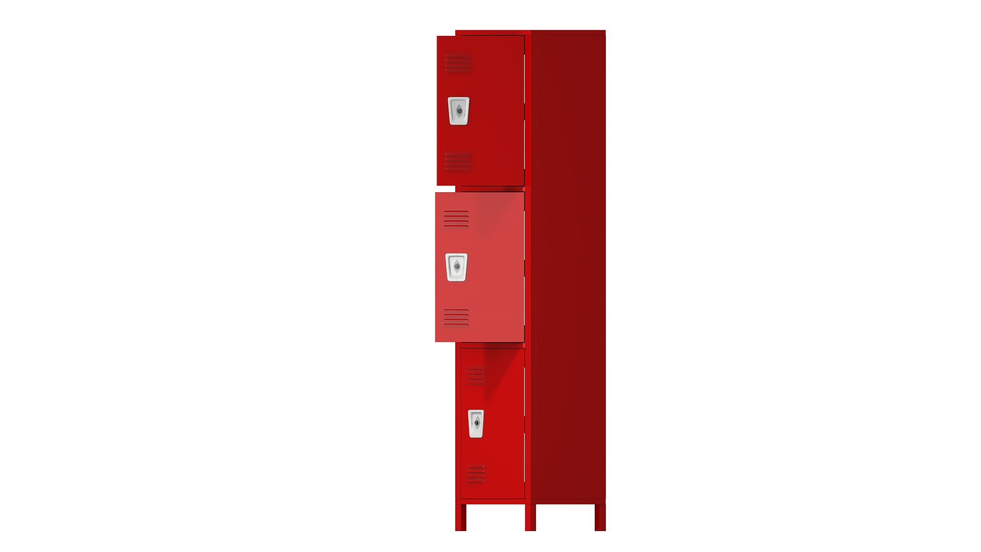 Steel Locker-2 3D - TurboSquid 1958713