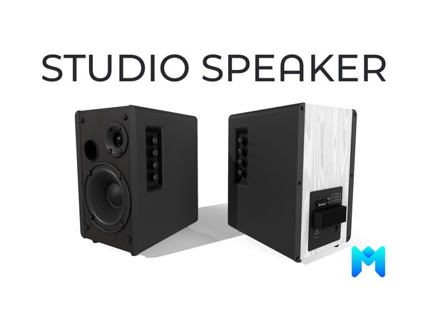 modelo 3d High End desk speaker Low-poly 3D model - TurboSquid 1964061
