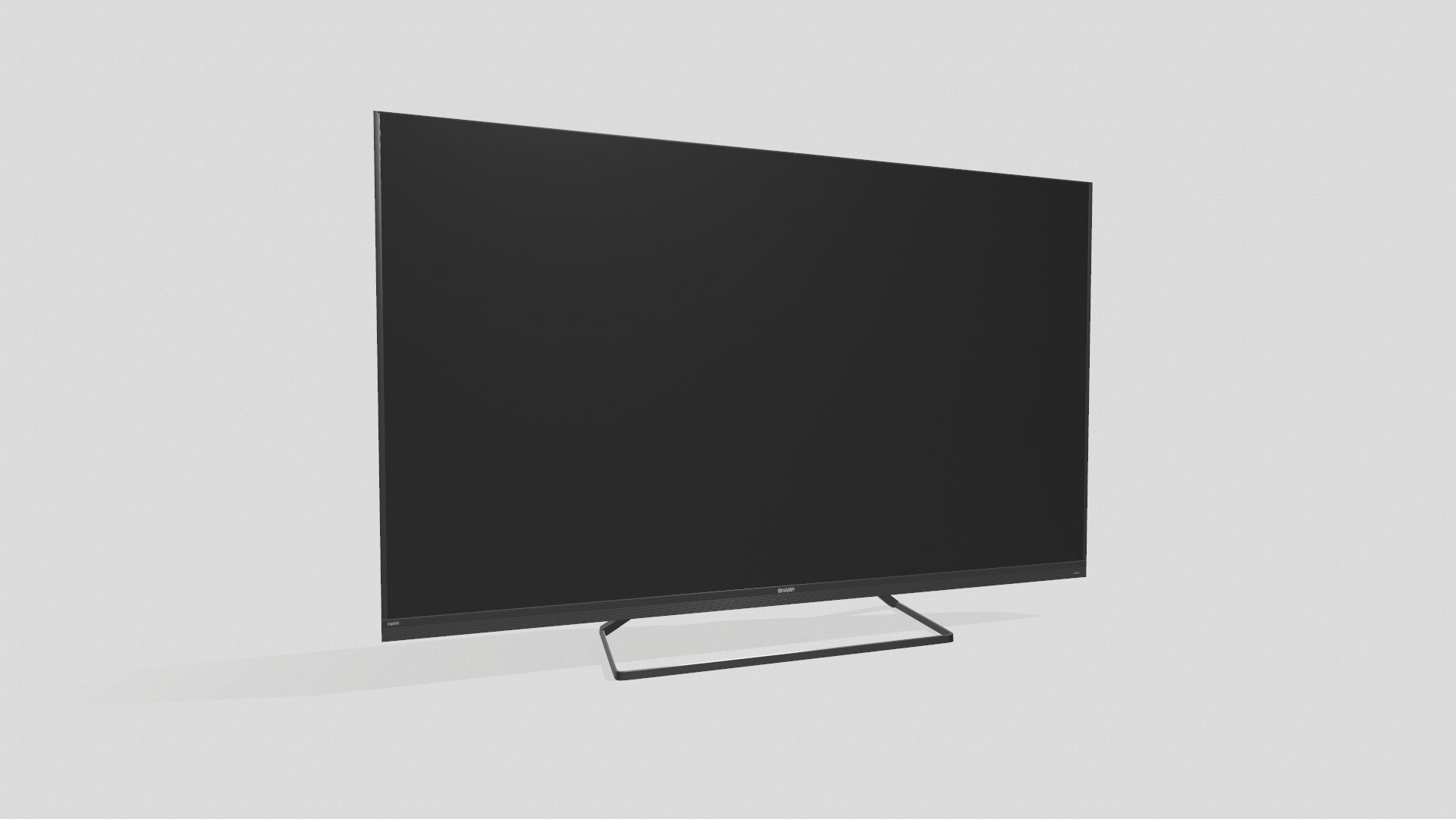 Sharp Led Television 3D Model - TurboSquid 2174772
