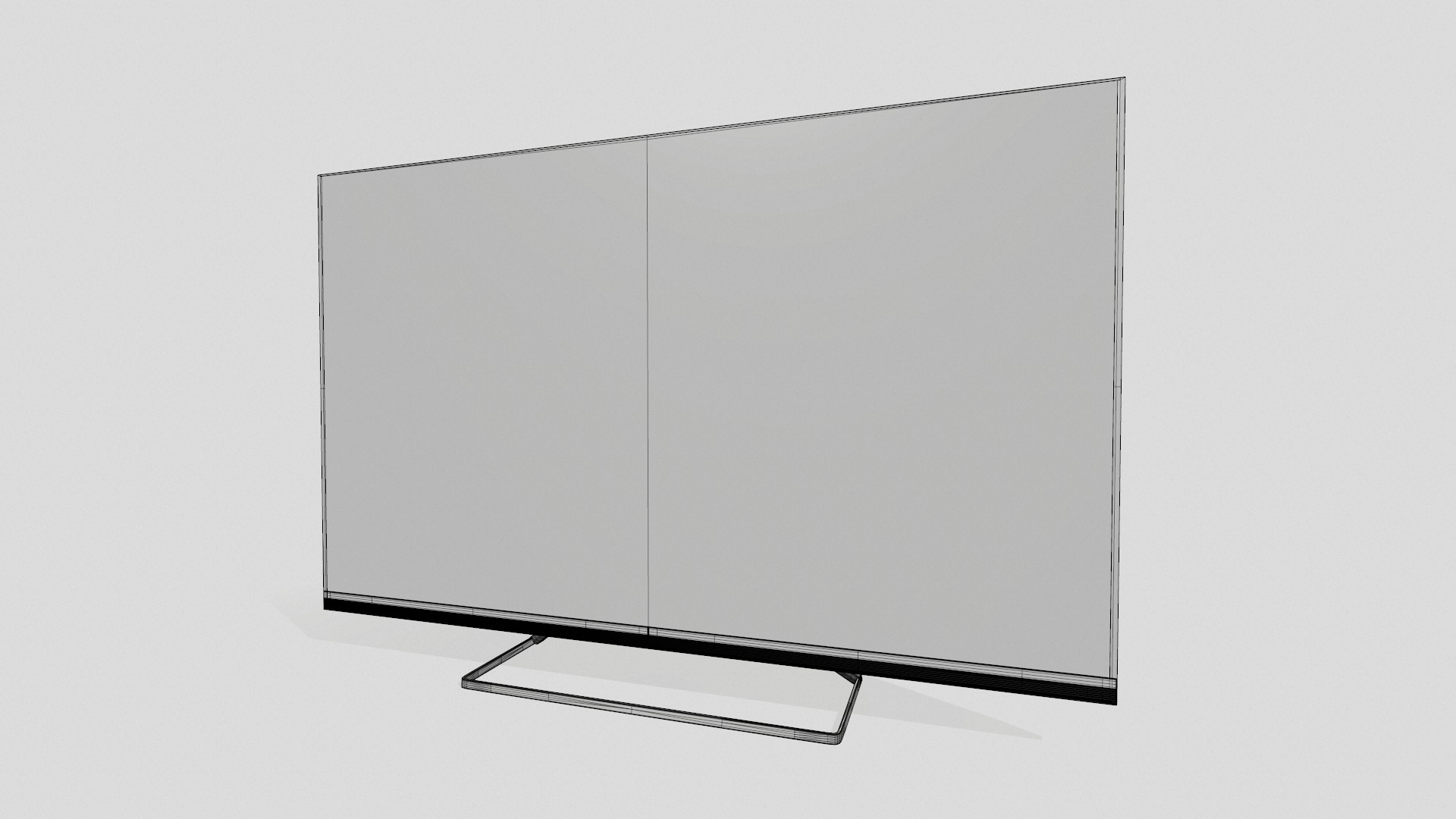 Sharp Led Television 3D Model - TurboSquid 2174772