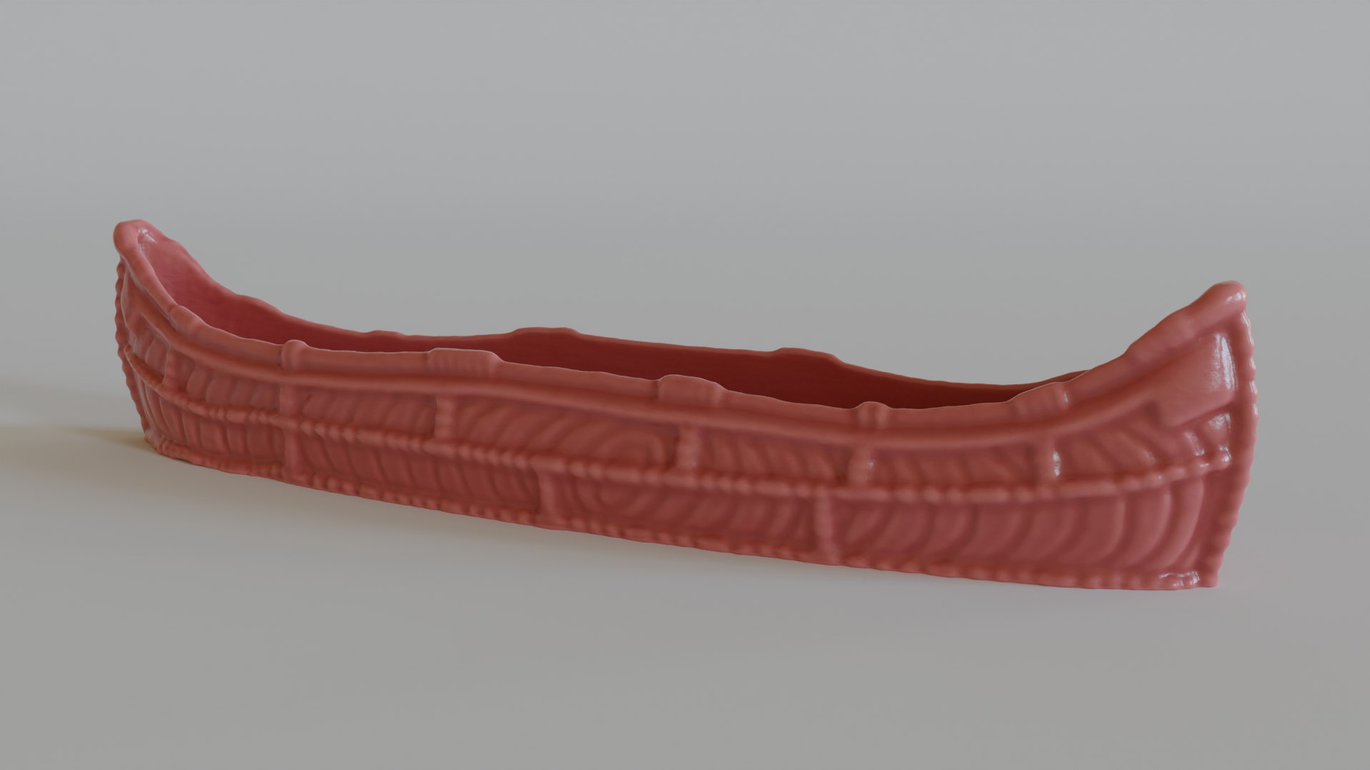 3D Plastic Native American Canoe Toy - TurboSquid 2054727