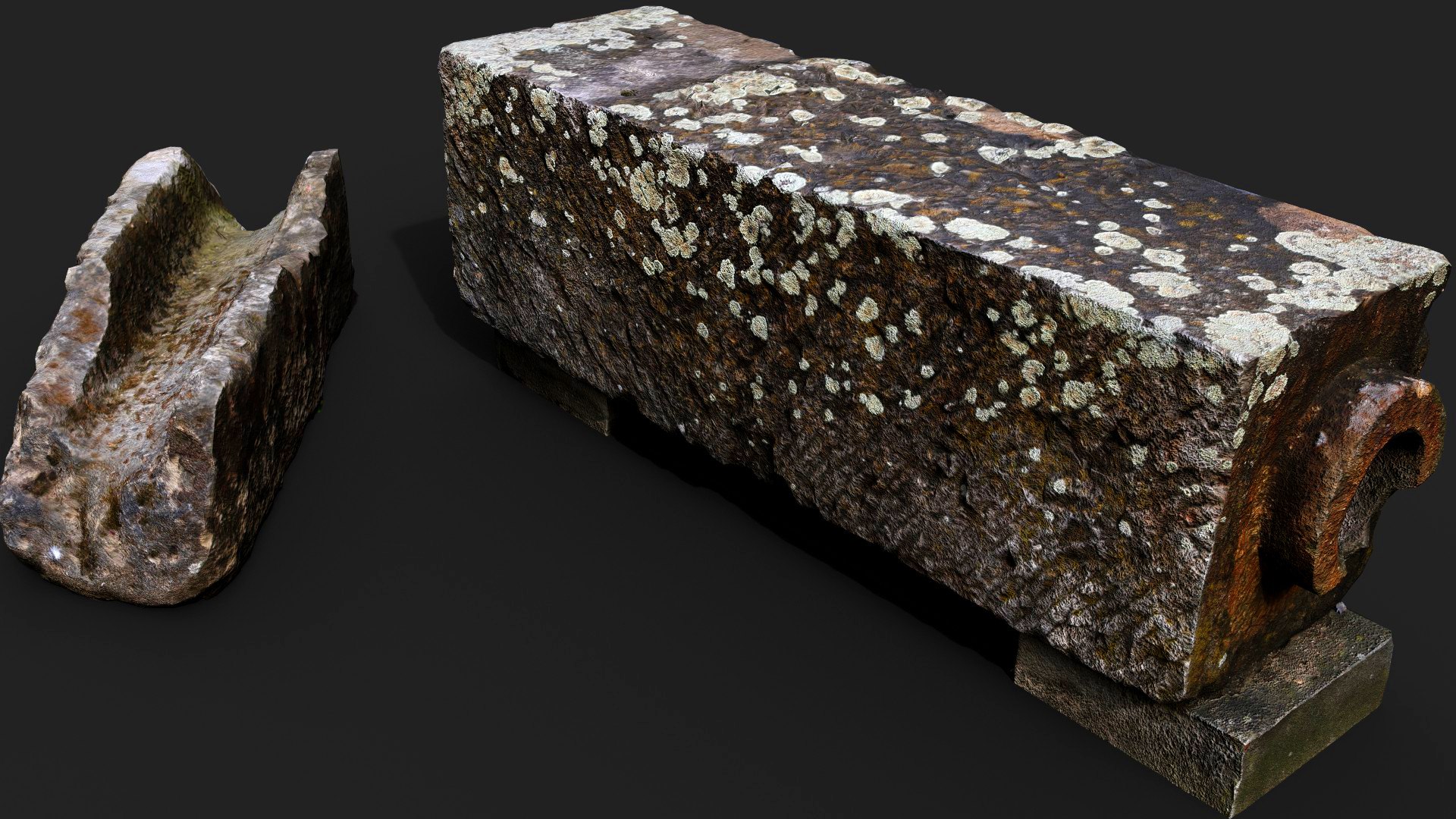 3D Ancient Ruins Debris Blocks PBR Photogrammetry Model - TurboSquid ...